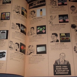 SS Adams Magic Tricks Pranks Novelty Toy Catalog Rare Final Edition - Etsy