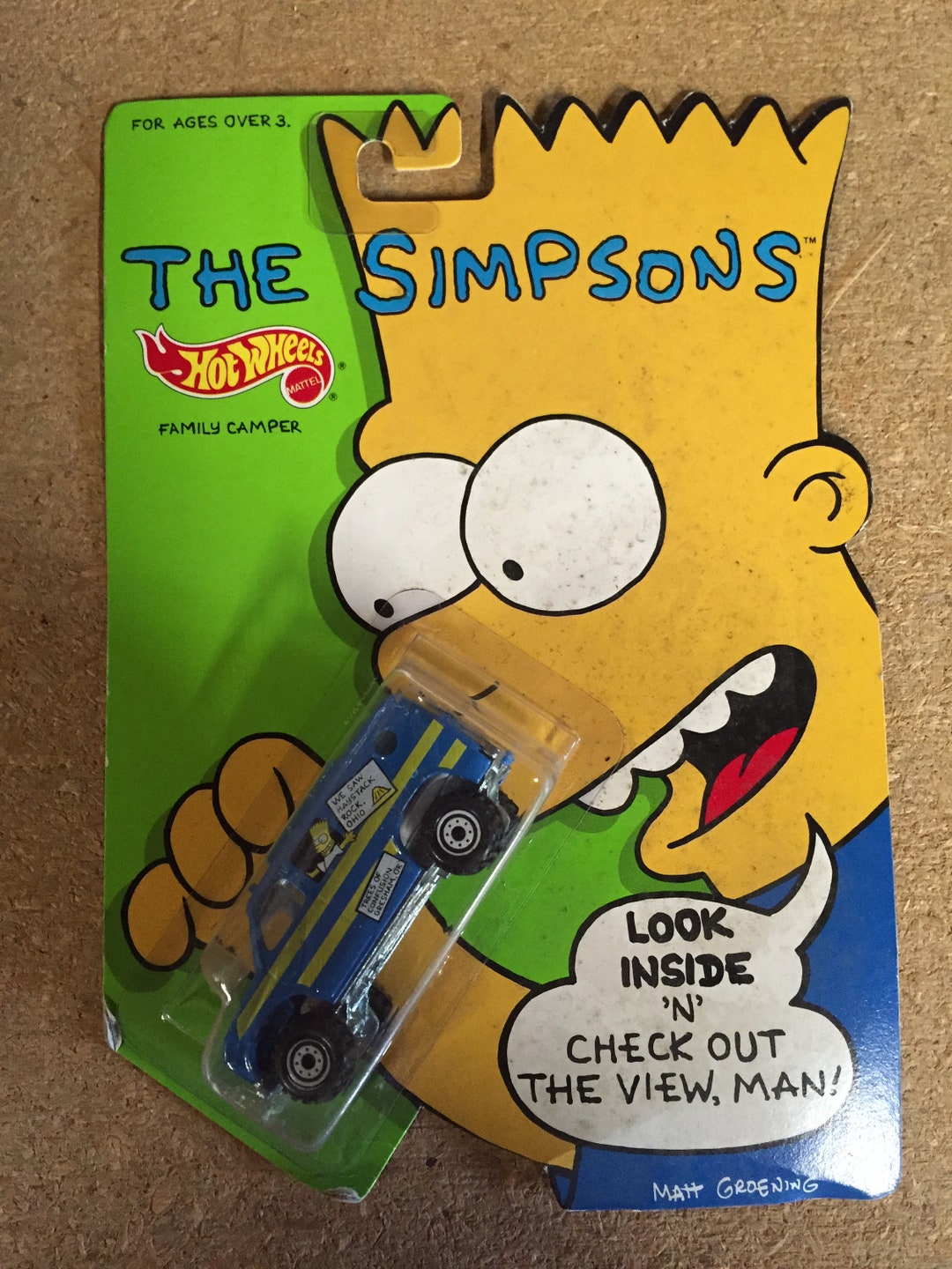 Hot Wheels the Simpsons Cars Family Van Homers Nuclear Waste Van 2 Pcs ...