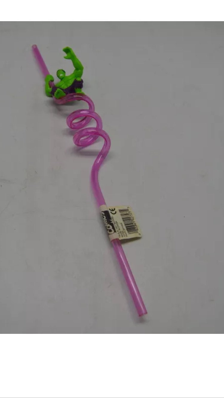 The incredible Hulk figural sippy straw nwt new old stock mint | Etsy