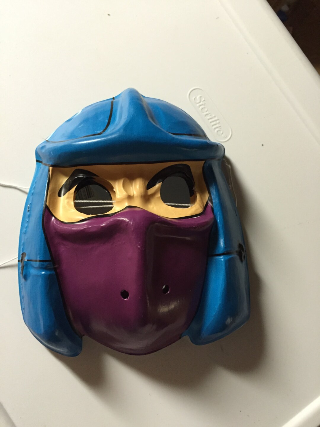Vintage TMNT Shredder Halloween Mask Mint 1990 - Etsy