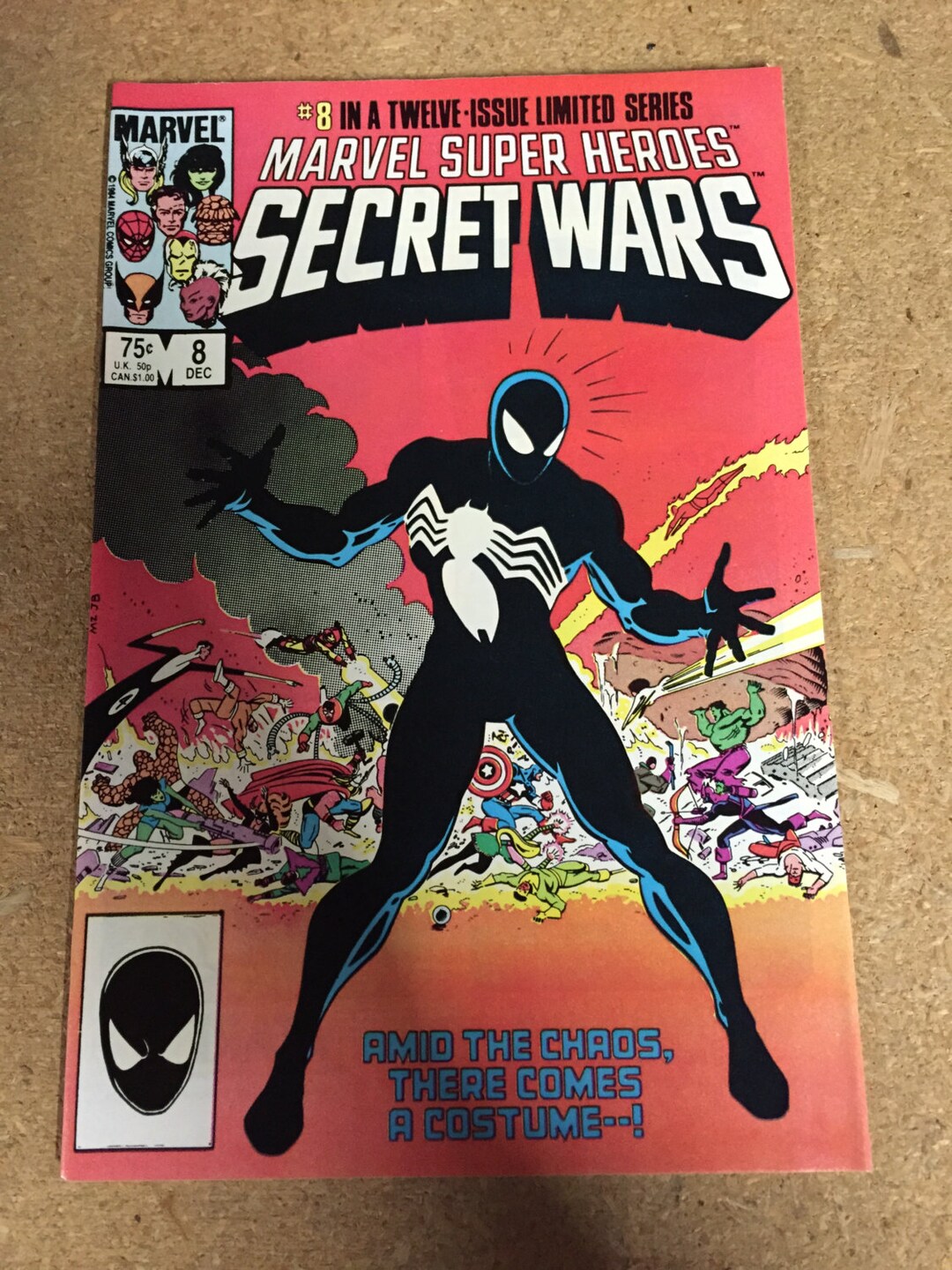 Marvel Comics Secret Wars 8 1st Appearance of VENOM CGC - Etsy