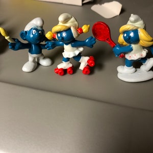 10 Original Smurfs Vintage Smurf Set Peyo Smurfs Old School 1980S - Etsy
