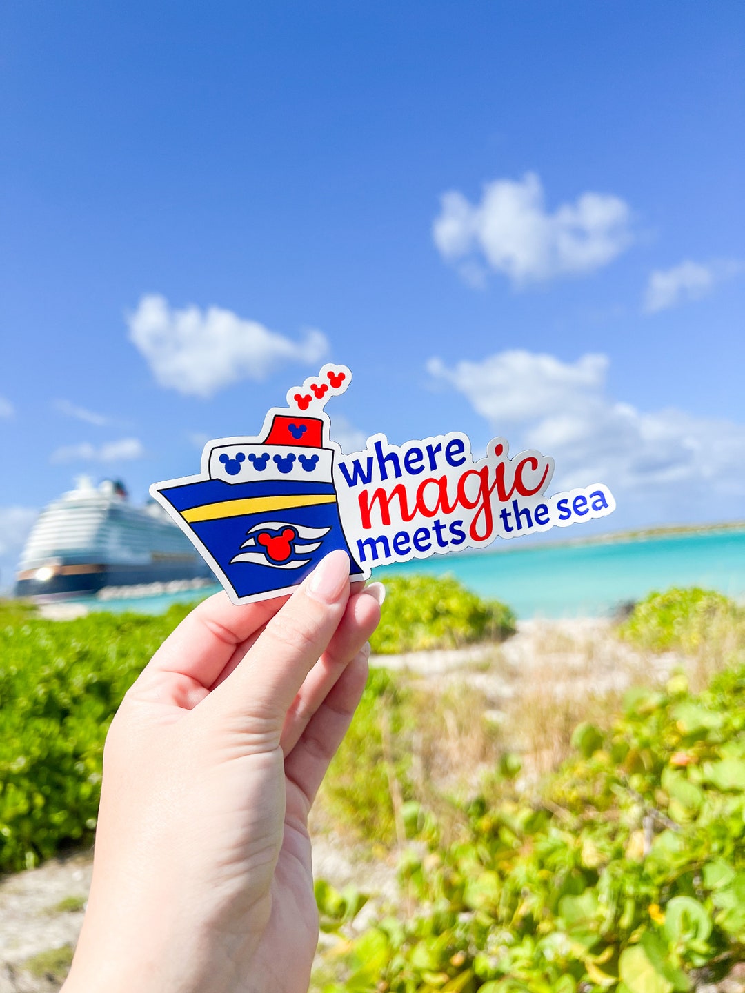 MAGNET | Where Magic Meets the Sea | Disney Cruise Line Inspired ...