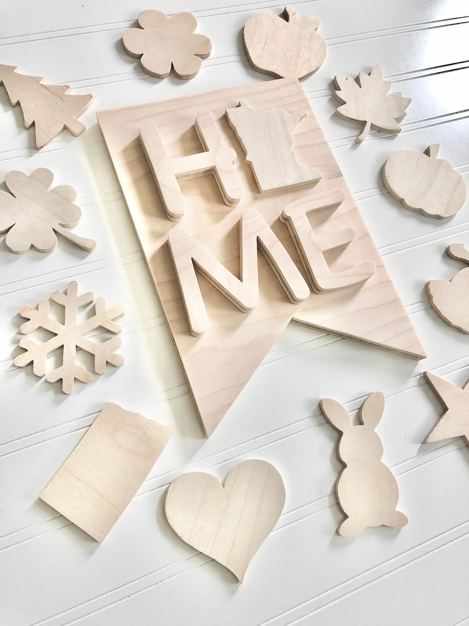 DIY Home Interchangable Sign Kit Unfinished Home Hanging | Etsy