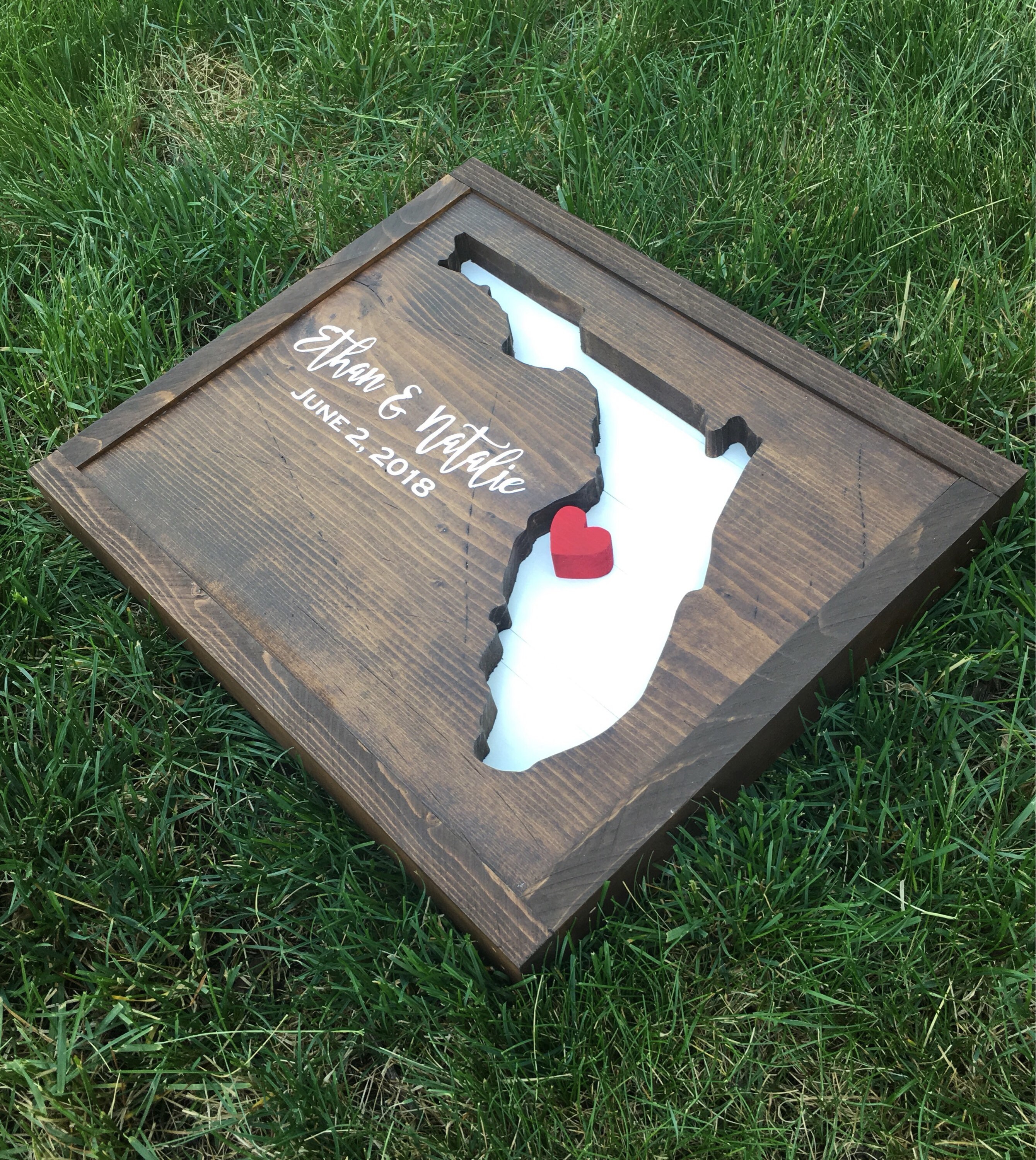 Personalized Florida Wood Sign FL Wall Decor Cutout - Etsy