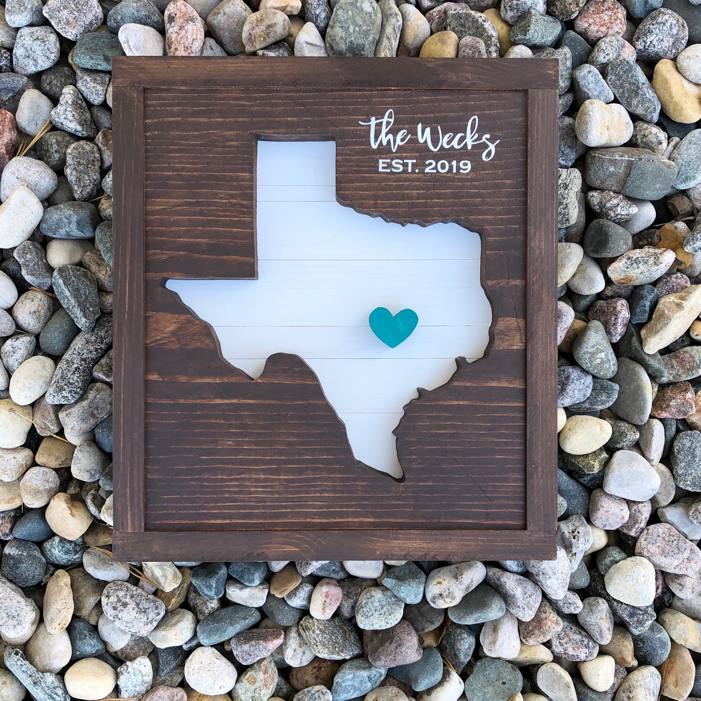 Personalized Texas Wood Sign TX Wall Decor Cutout Wedding | Etsy