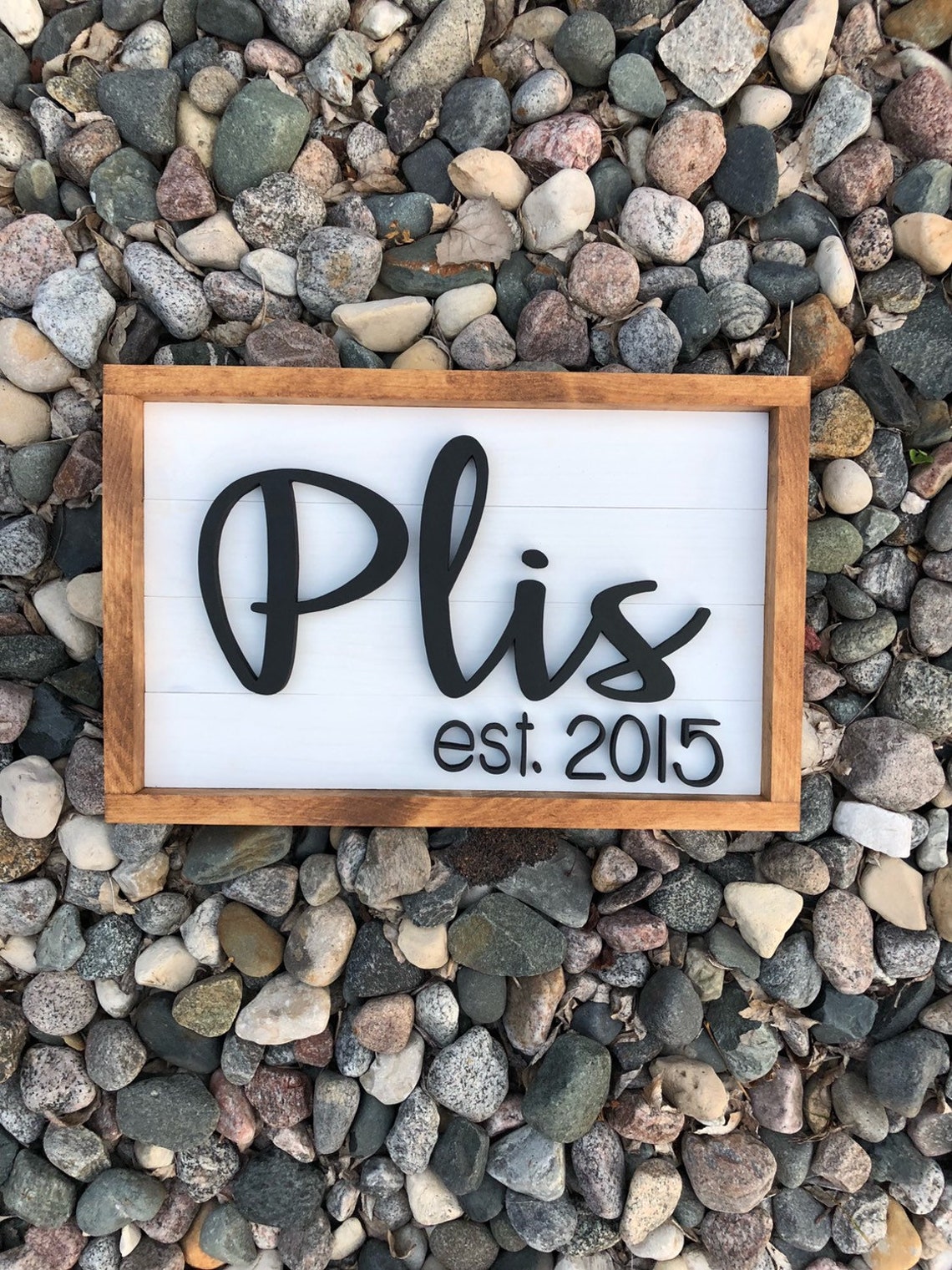 Est Wedding Name Sign Shiplap Wood Cutout Sign Custom Last | Etsy