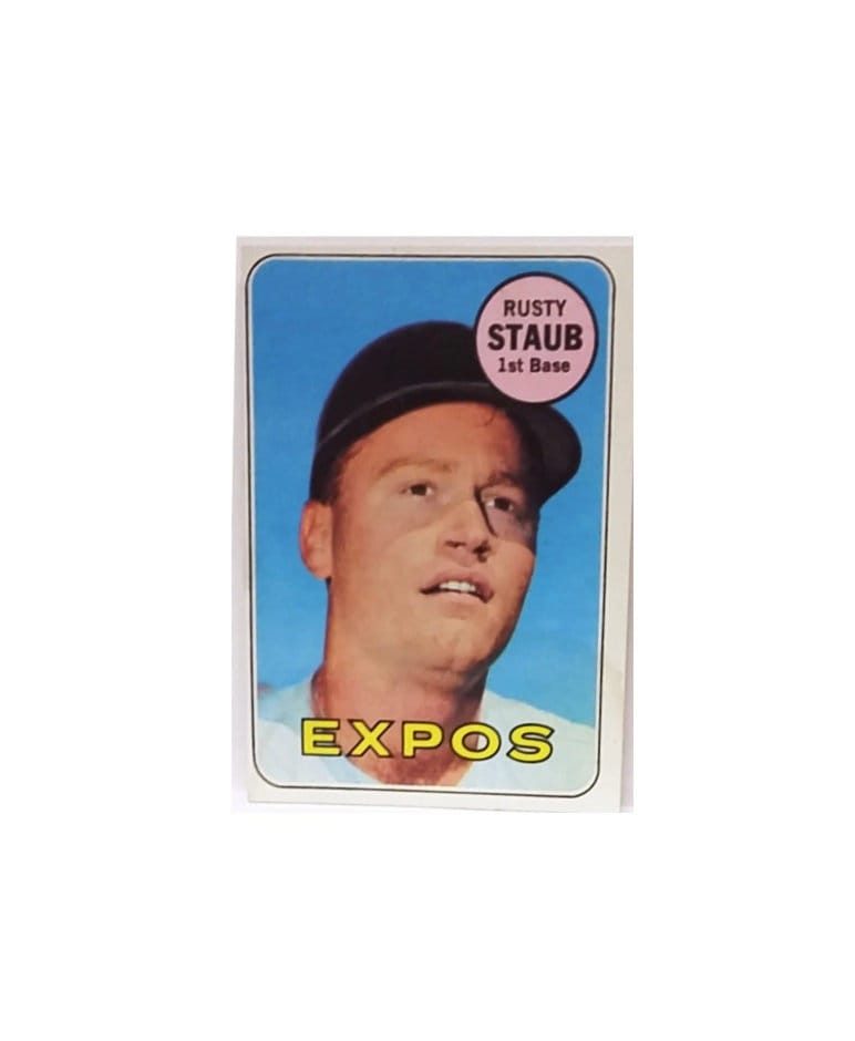 1969 Topps #230 Rusty Staub, 1st Base, Houston Astros, New York Mets - Etsy