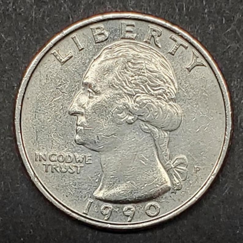 1990-P Washington Quarter, Gorgeous Coin, SCARCE! Hard to Find! - Etsy