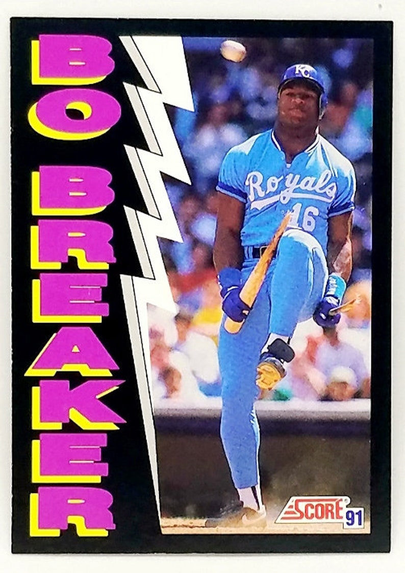 1991 Score #773 Bo Jackson "bo Breaker" RARE Card, Royals, Hot Item! - Etsy