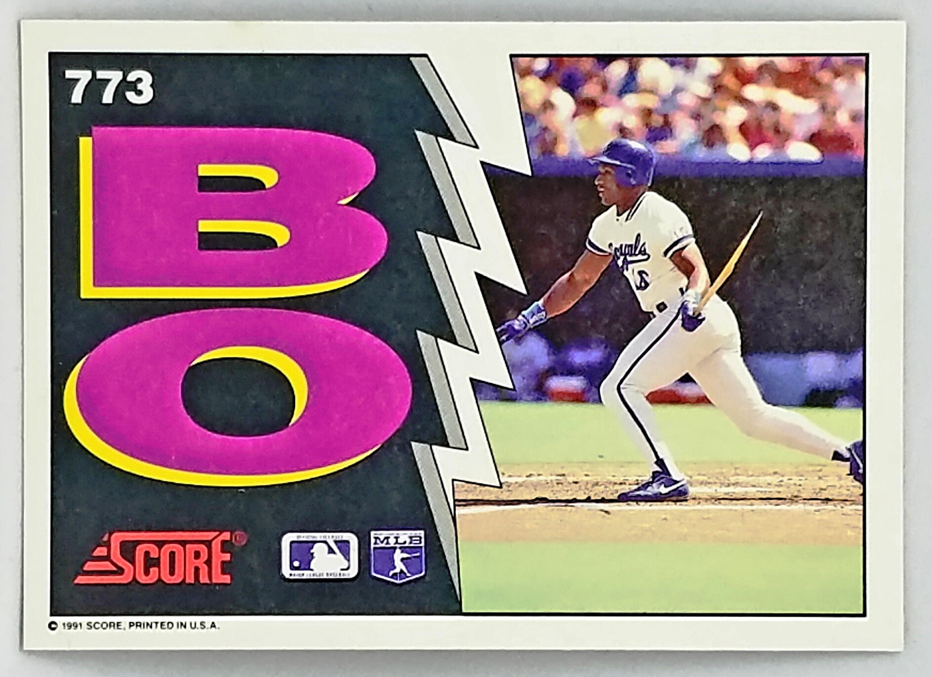 1991 Score #773 Bo Jackson "bo Breaker" RARE Card, Royals, Hot Item! - Etsy