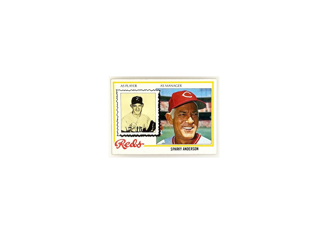 1978 Topps 401 Sparky Anderson HOF Manager Cincinnati Reds Nice Card ...