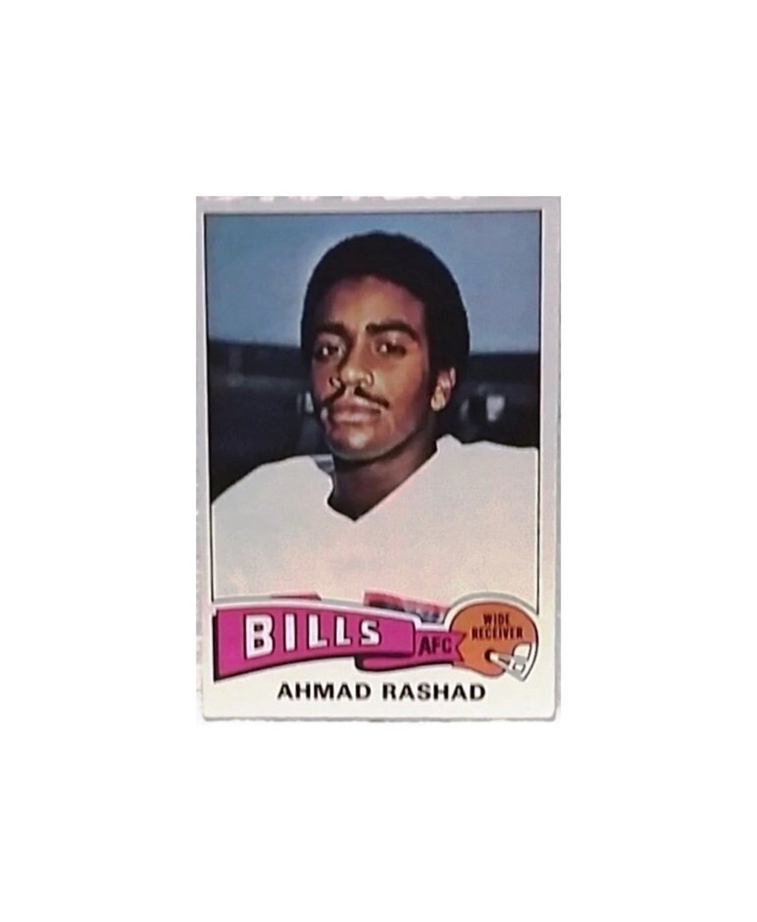 1975 Topps 115 Ahmad Rashad, WR, Buffalo Bills, Vikings, NFL Football ...
