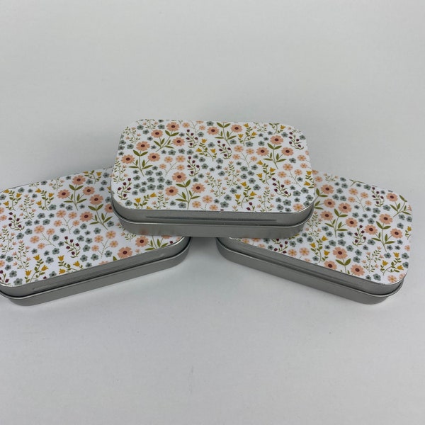 Floral Tin - Etsy