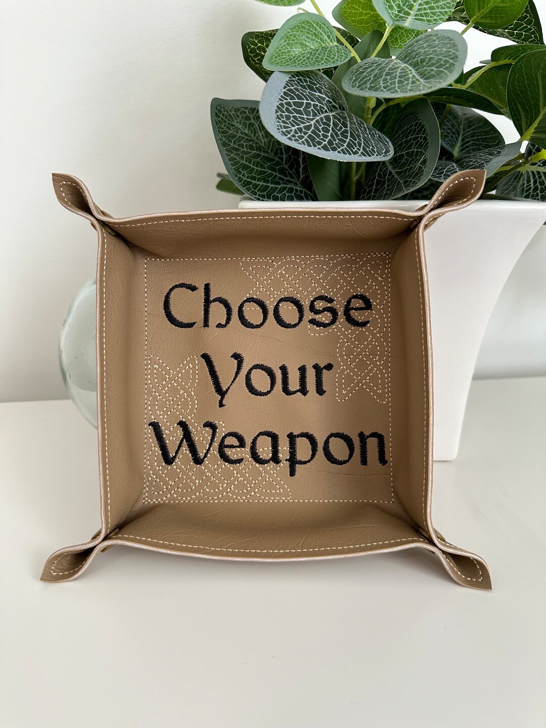 DND Choose Your Wepon Dice Tray / Trinket Tray / Display Tray - Etsy