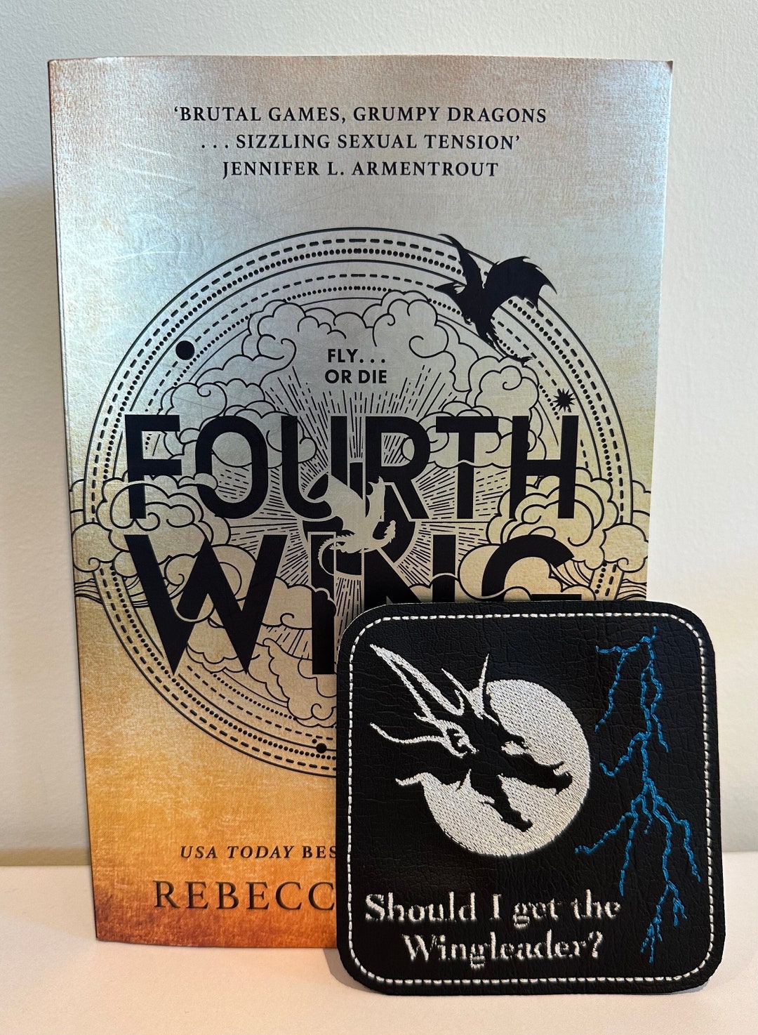 Fourth Wing Officially Licensed Wingleader Lightning Vinyl - Etsy