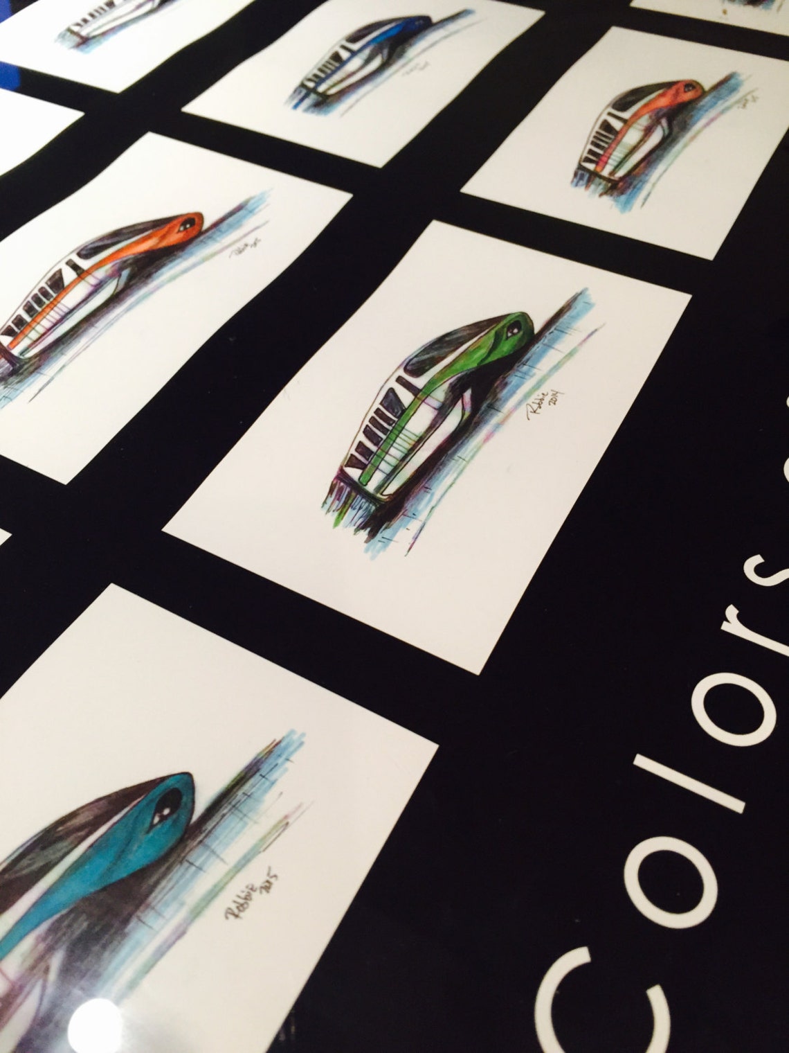 Disney Monorail Poster - 18 X 24 - Walt Disney World Resort "colors of ...