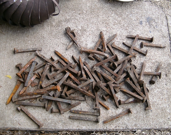 65 Used Steel Railroad Spikes for Art as They Are Recovered -- Make ...