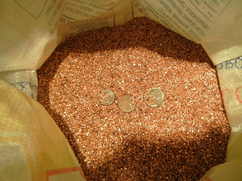 COPPER Metal Shavings -- Shiney Bright -- Small / PELLETS Orgone ...