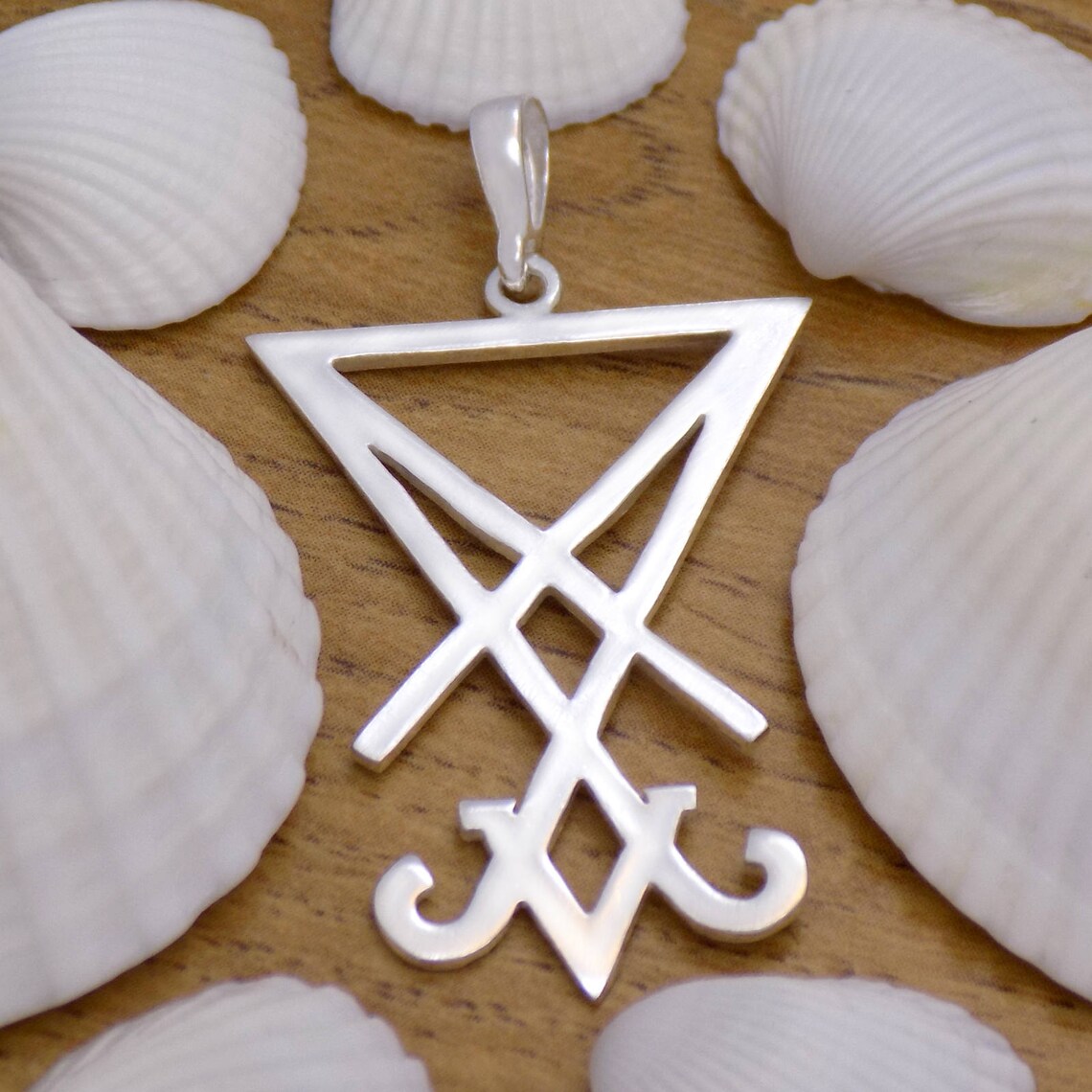 925 Sterling Silver Sigil of Lucifer Seal of Satan Gothic | Etsy