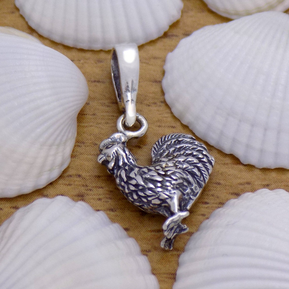 Awesome Solid 925 Sterling Silver Year of Rooster Cock Chicken - Etsy