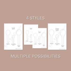 Spoon Template for Potters. Use With Slab-rolled Hand-built Stoneware ...