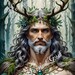 Horned God, Cernunnos, Herne, 4 X A4 Digital Images, Digital Art ...
