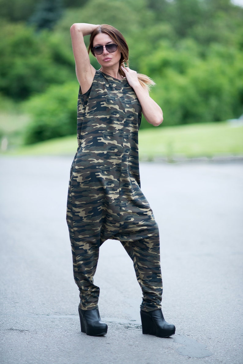 Camo clothes women/Urban camouflage casual Jumpsuit/Women | Etsy Camo clothes women/Urban camouflage casual Jumpsuit/Women | Etsy