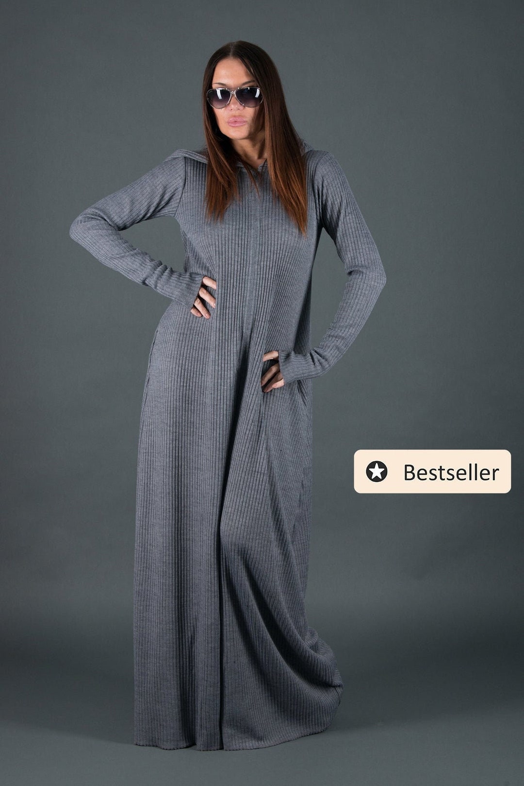 Grey Winter Jumpsuit, Wool Jumpsuit, Hooded Jumpsuit for Women ...