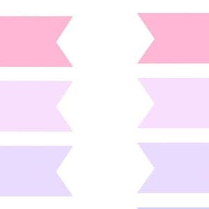 Banner Sticker Printable - Pastel - Etsy
