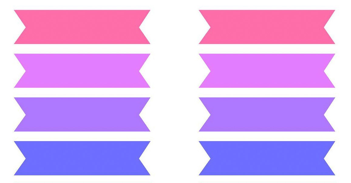 Banner Sticker Printable Bright | Etsy