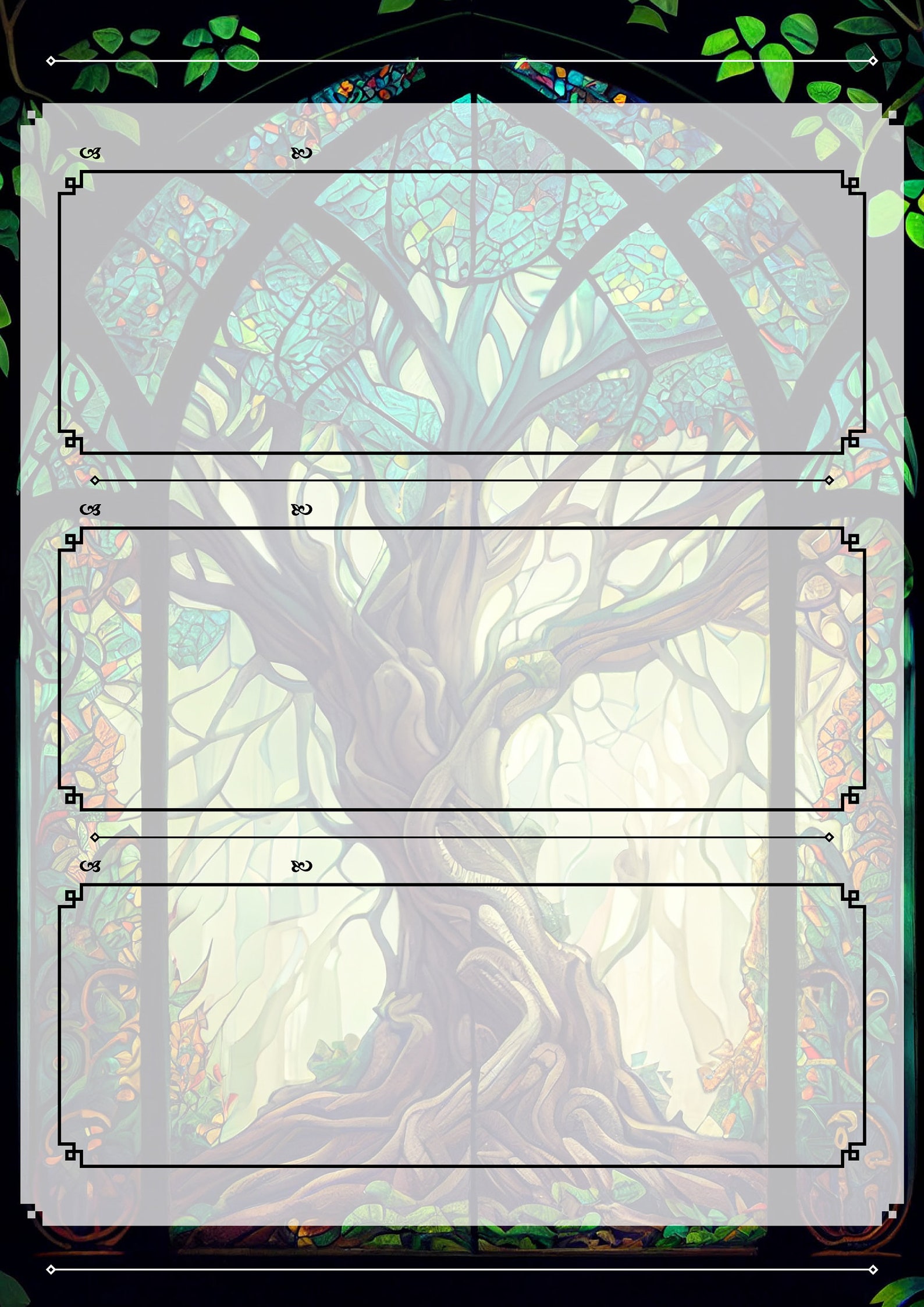 Tree of Life Character Sheet Interactive PDF Printable for Your Dnd ...