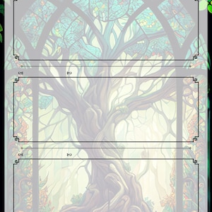 Tree of Life Character Sheet Interactive PDF Printable for Your Dnd ...
