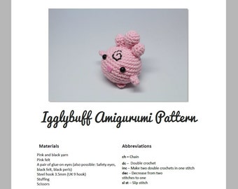 Cleffa Amigurumi Crochet Pattern Inspired by Pokémon - Etsy