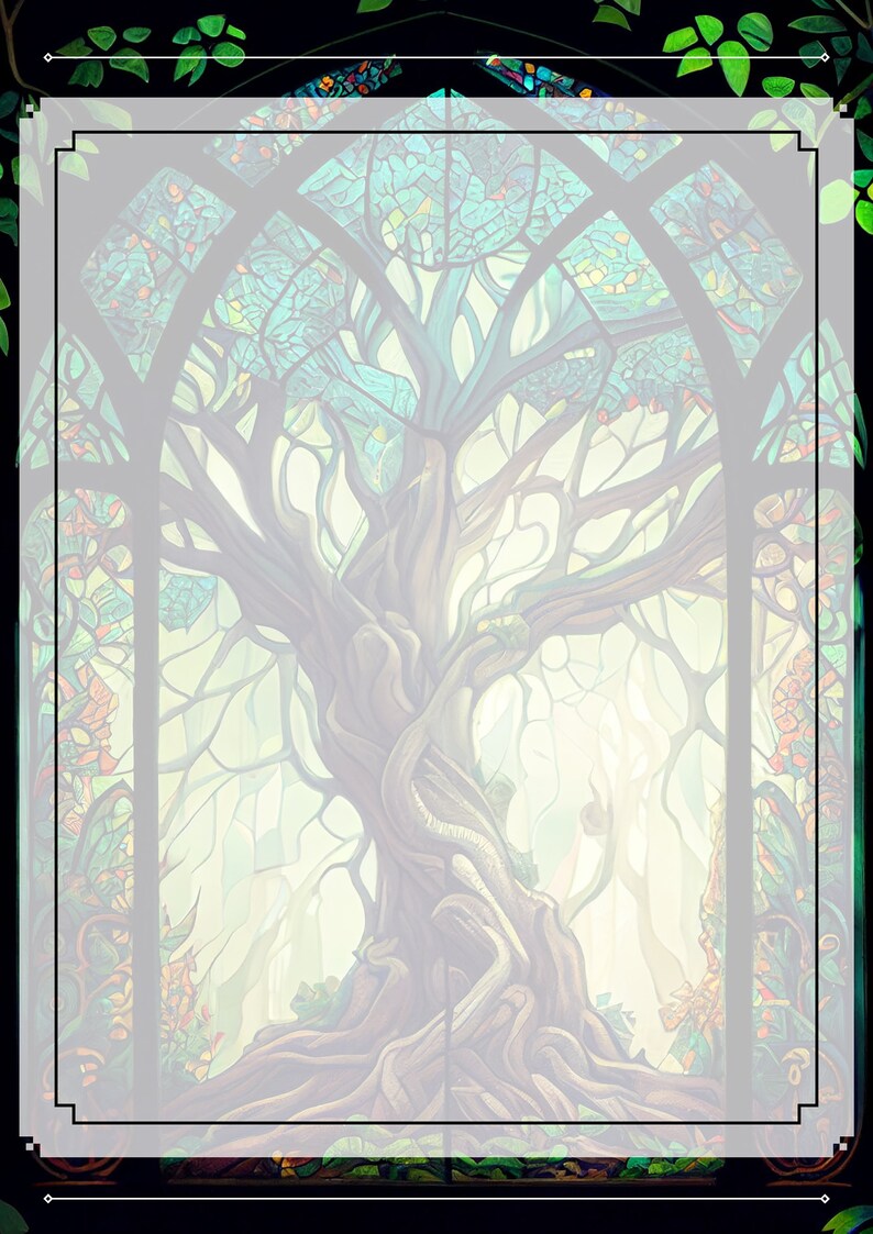 Tree of Life Character Sheet Interactive PDF Printable for Your Dnd ...