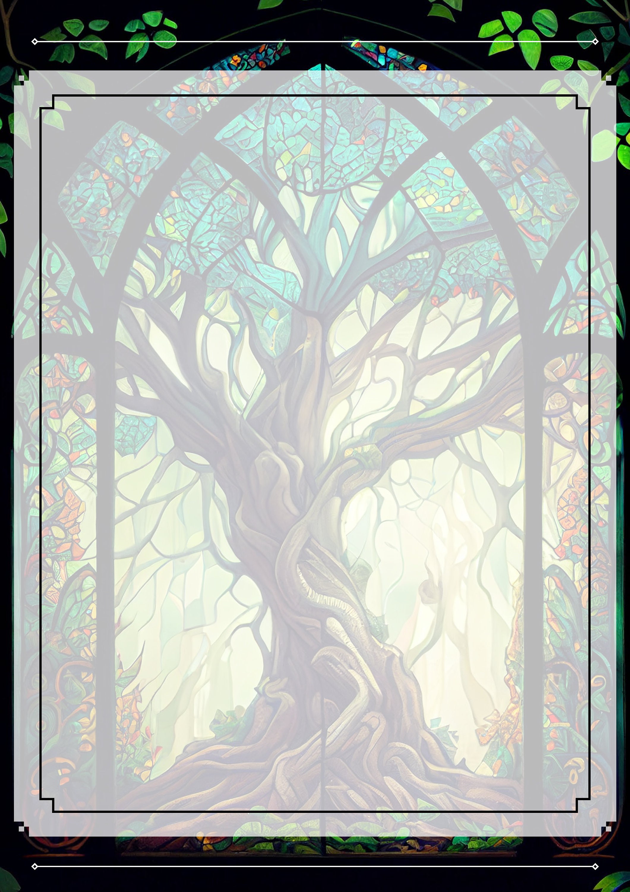 Tree of Life Character Sheet Interactive PDF Printable for Your Dnd ...