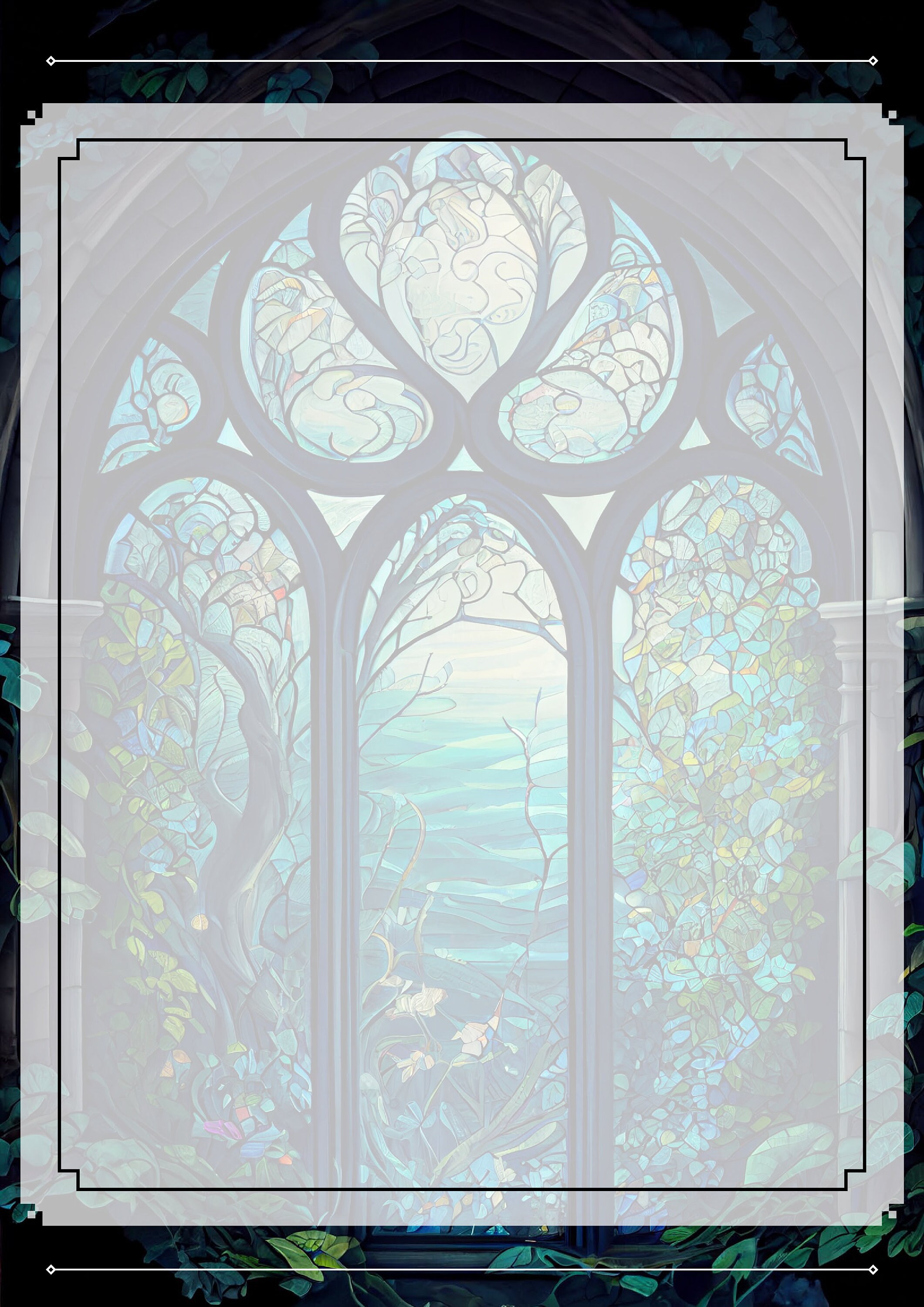 Ocean Window Character Sheet Interactive PDF Printable for Your Dnd ...