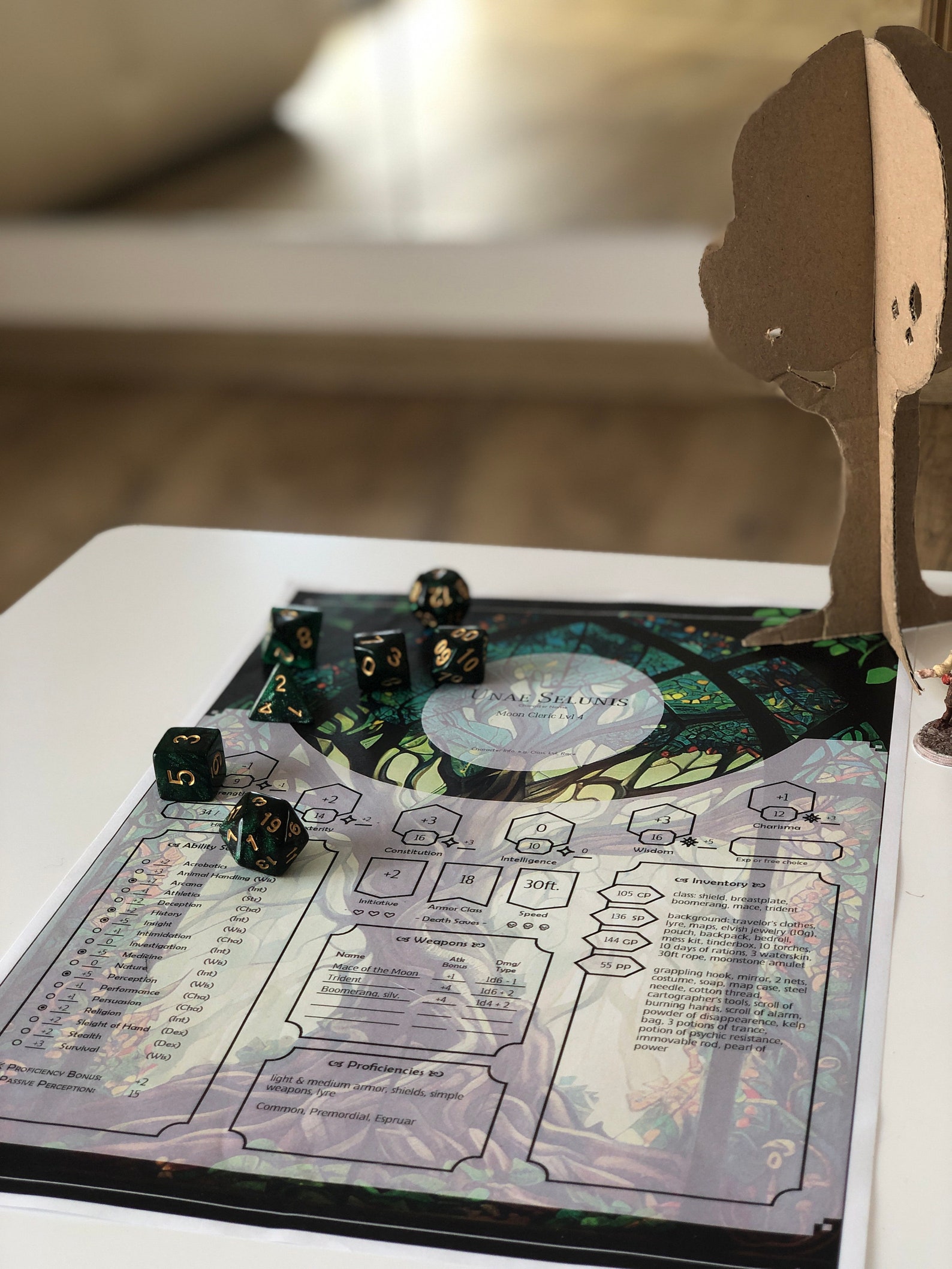 Tree of Life Character Sheet Interactive PDF Printable for Your Dnd ...