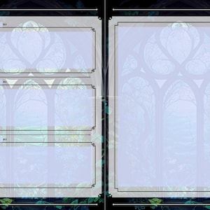 Ocean Window Character Sheet Interactive PDF Printable for Your Dnd ...