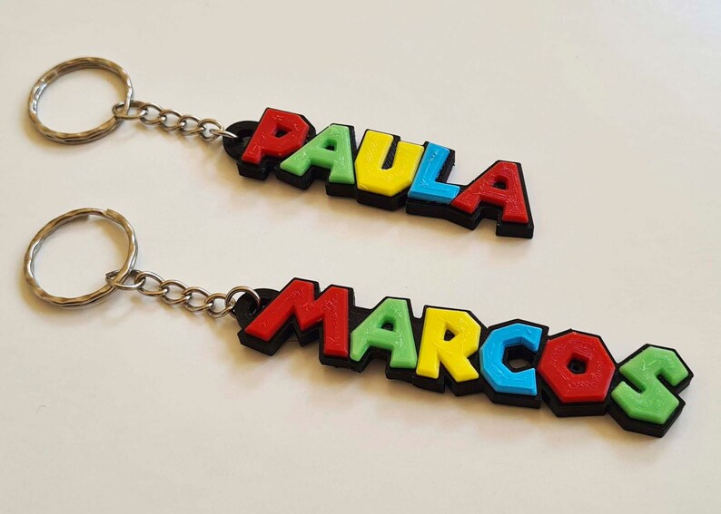 Personalized Colored Sign, Keychain or Fridge Magnet - Etsy