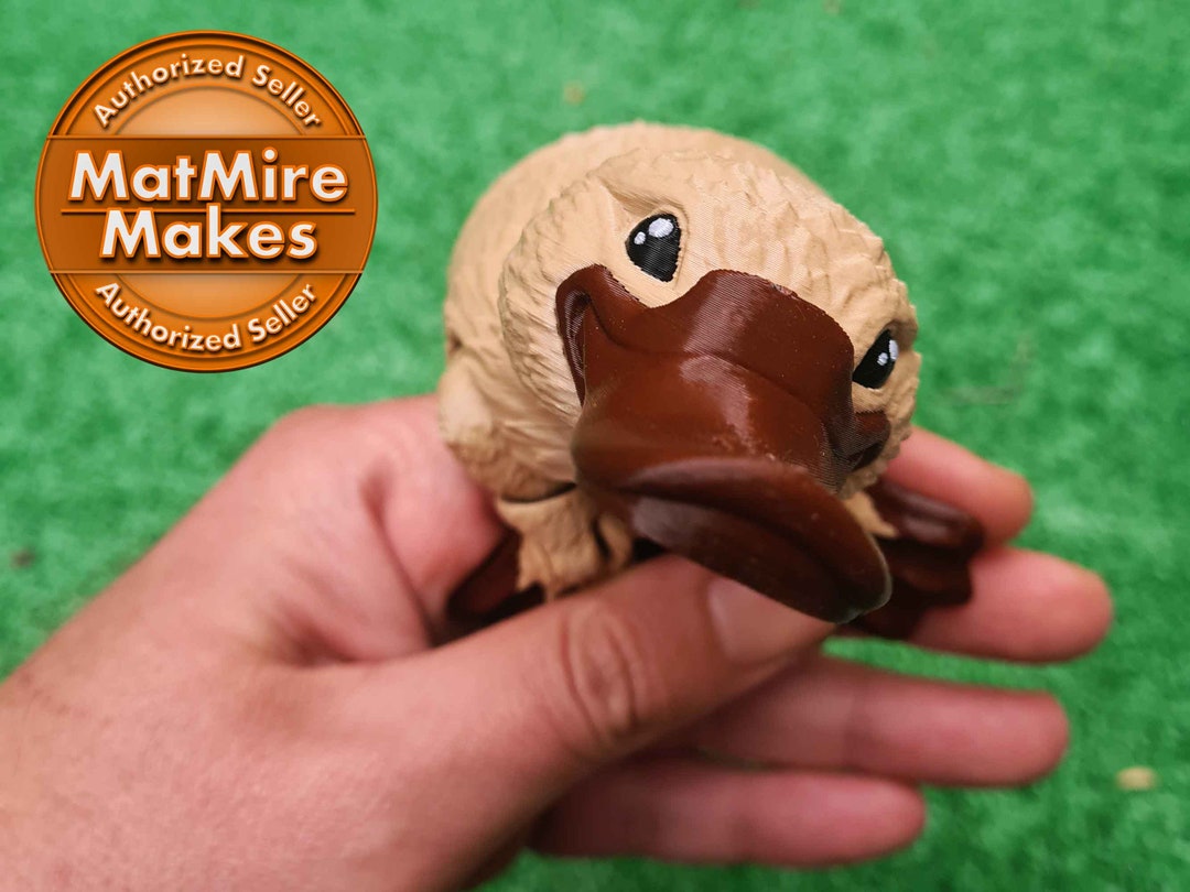 Lovely Platypus - Articulated Figure With 3D Printing Technology - Etsy