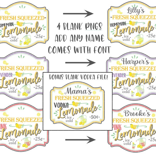 Lemonade Svg - Etsy
