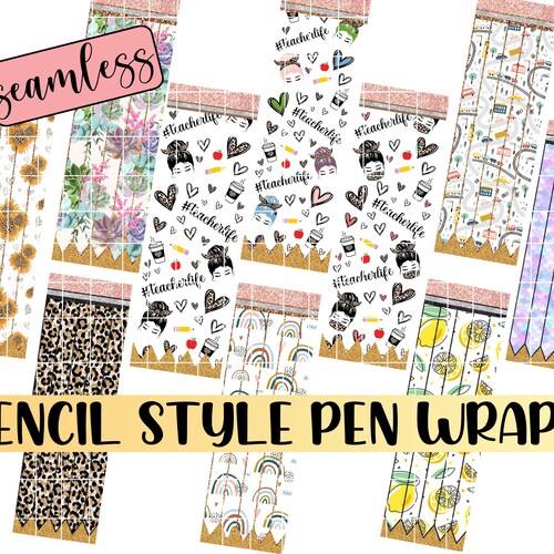 Original Design High Quality Seamless Glitter Pen Digital - Etsy