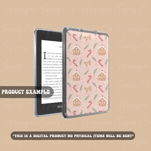 Gingerbread House Candy Cane Bows Seamless Pattern Download Digital ...