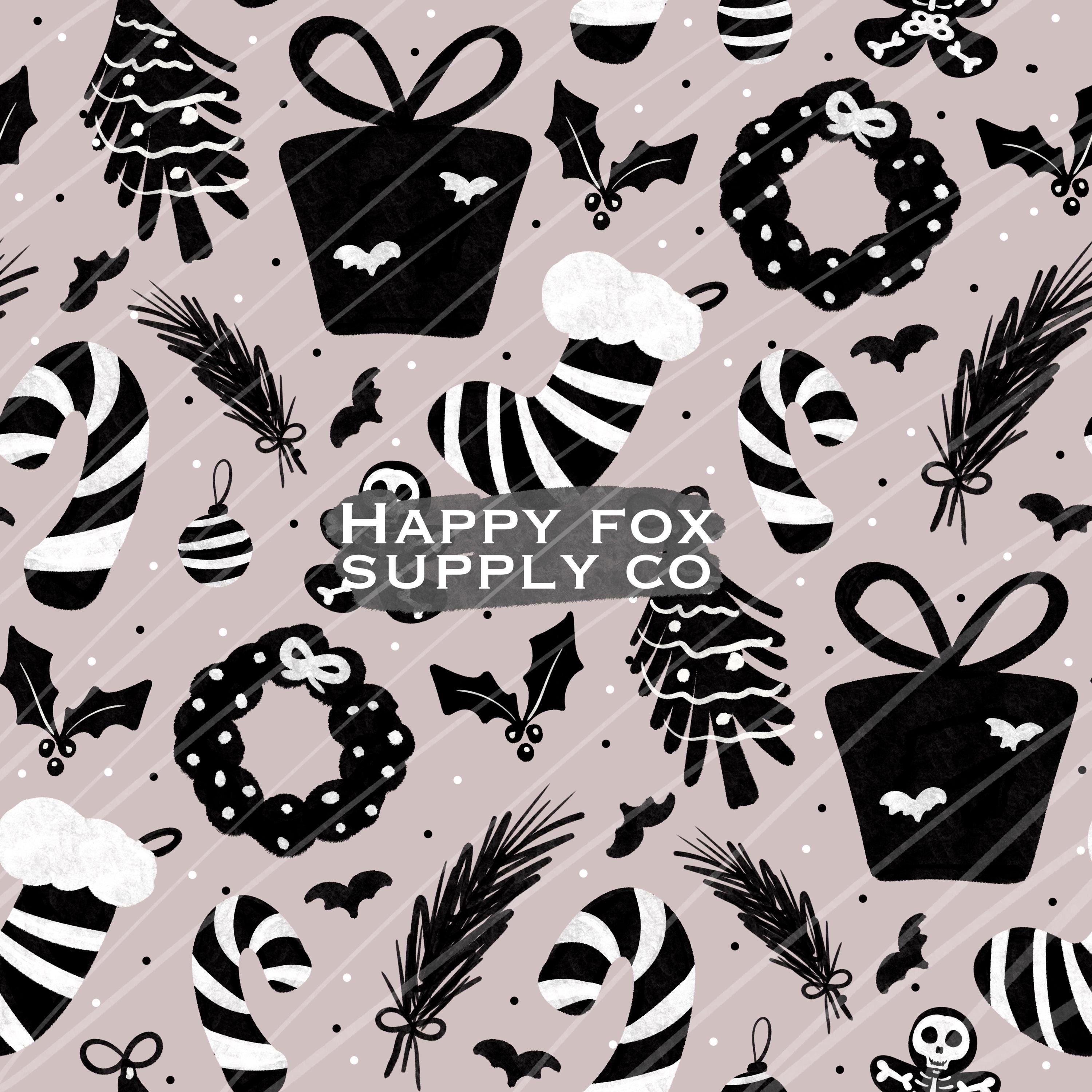 Creepmas Spooky Christmas Holiday Creepy Goth Seamless Pattern Download ...