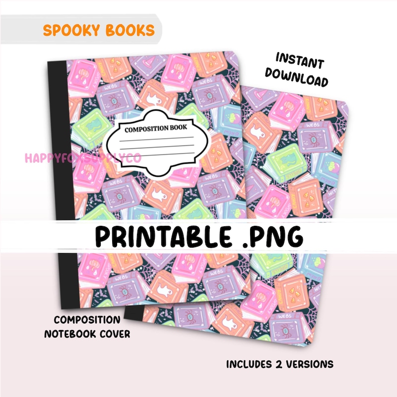 Custom Spooky Notebook - Etsy