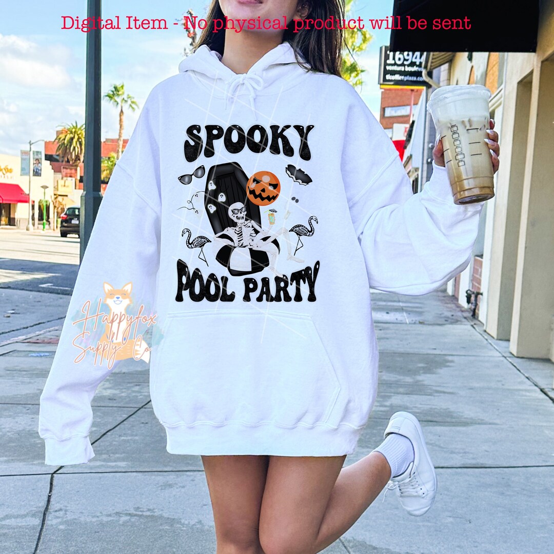 Spooky Pool Party Digital Download Spooky Png Sublimation Uvdtf File ...