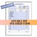 Custom Glitter Pen Order Form Digital Download PDF Format Fillable ...