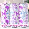 Valentines Coquette Bookshelf Seamless Pattern 300 DPI PNG Download for ...