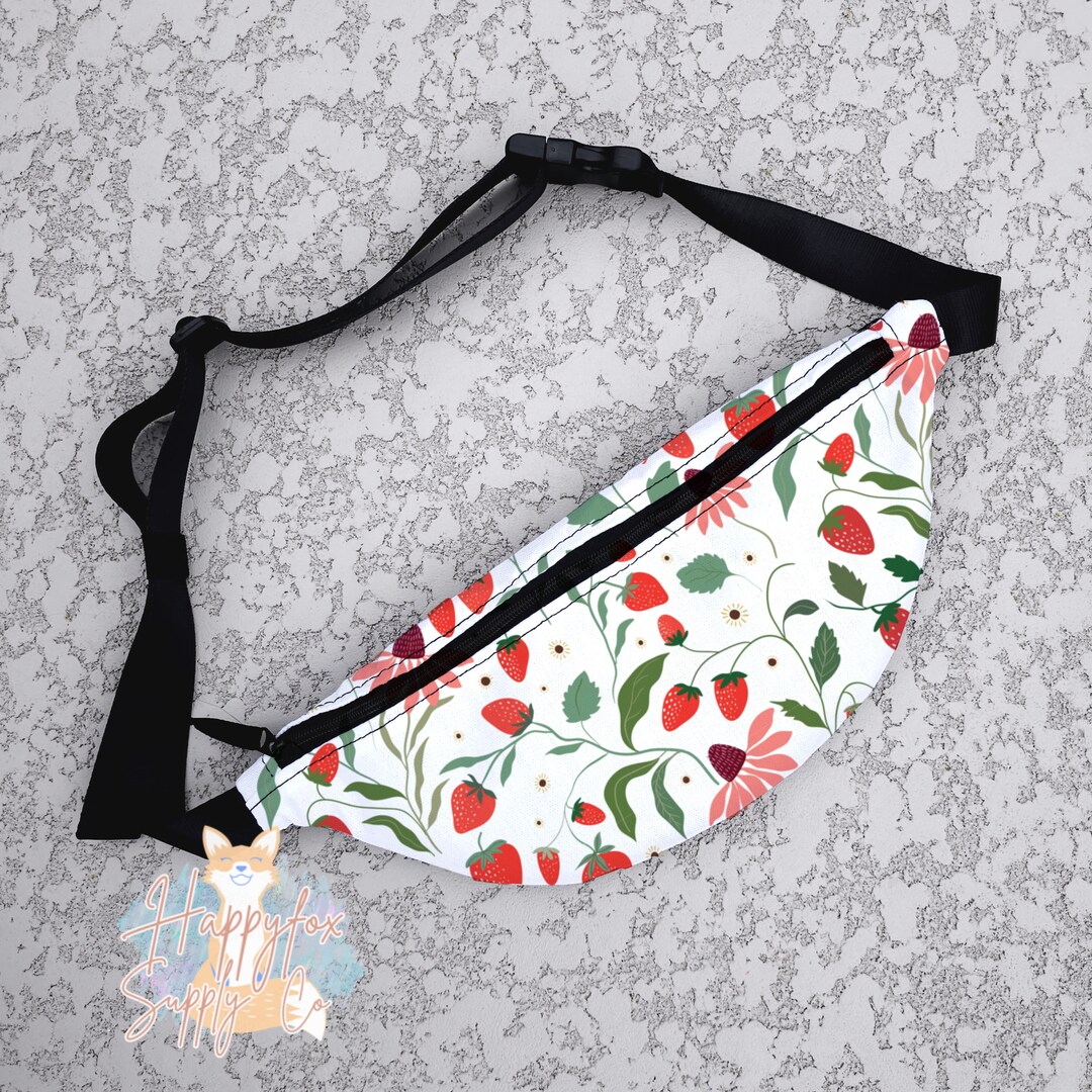Strawberry Fanny Pack Soft Girl Bag Travel Bag Vacation Purse ...